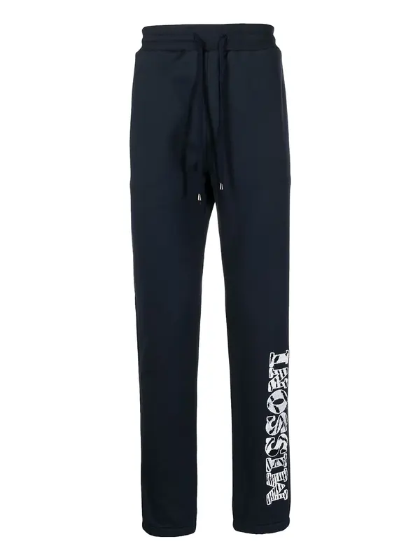 Missoni Leg-logo Track Pants - Blue