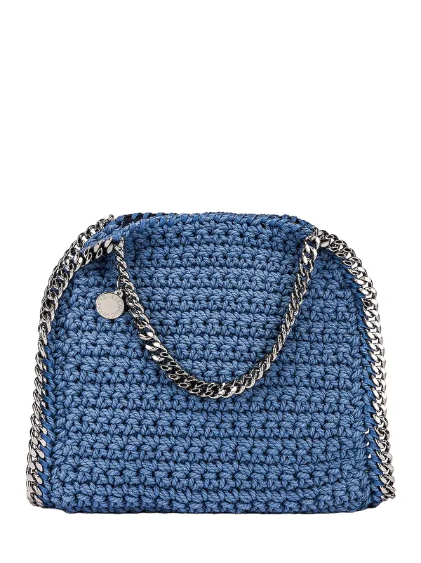 Stella McCartney Mini Crochet Falabella Bag - Denim