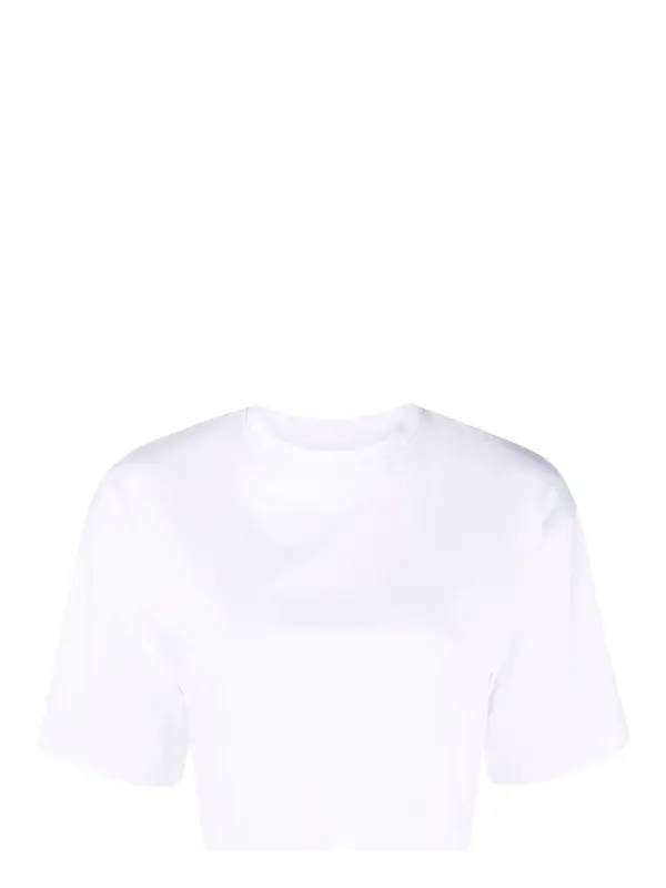 Loulou De Saison Loulou Studio Gupo Cropped T-shirt - White