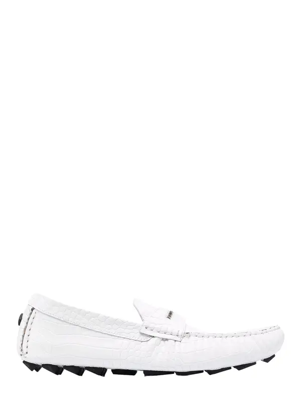 Philipp Plein Penny Slip-on Loafers - White