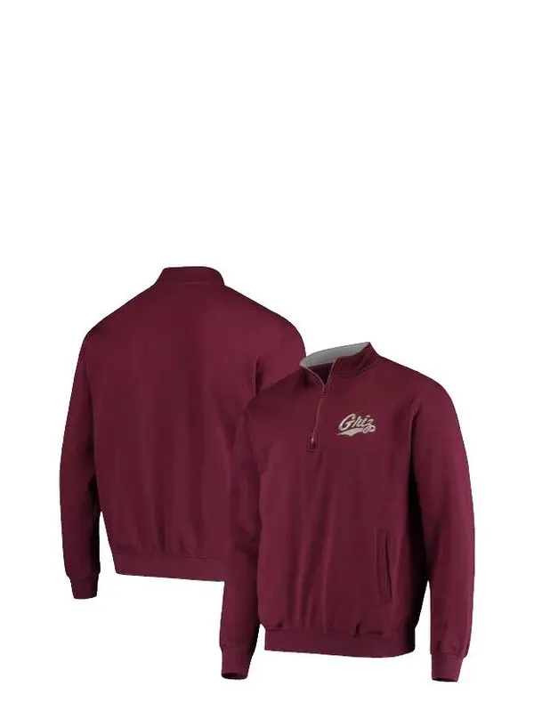 COLOSSEUM Montana Grizzlies Tortugas Logo Quarter-zip Jacket - Maroon
