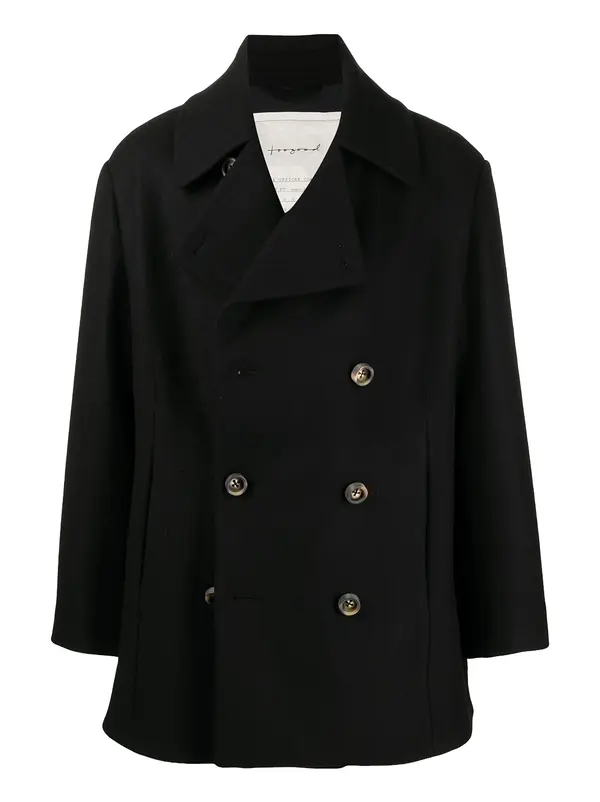TOOGOOD The Acrobat Double-breasted Coat - Black