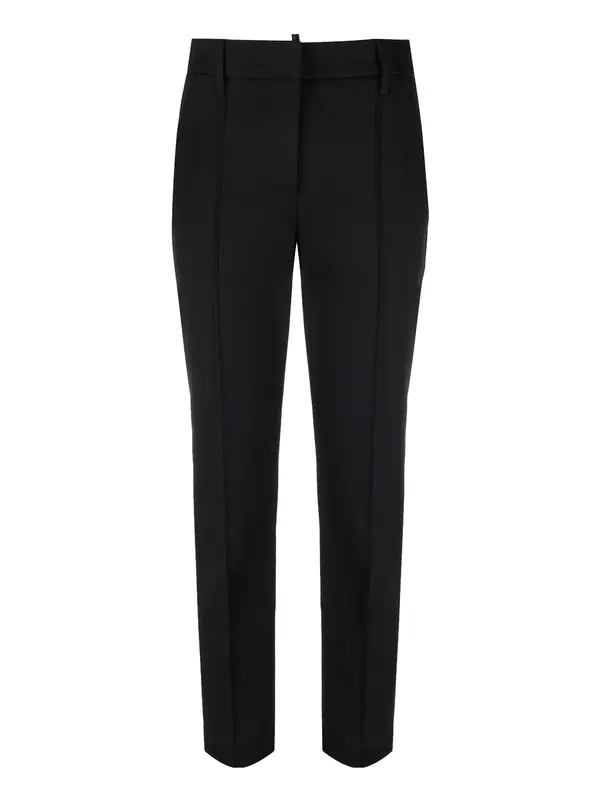 Brunello Cucinelli Cropped Trousers - Black