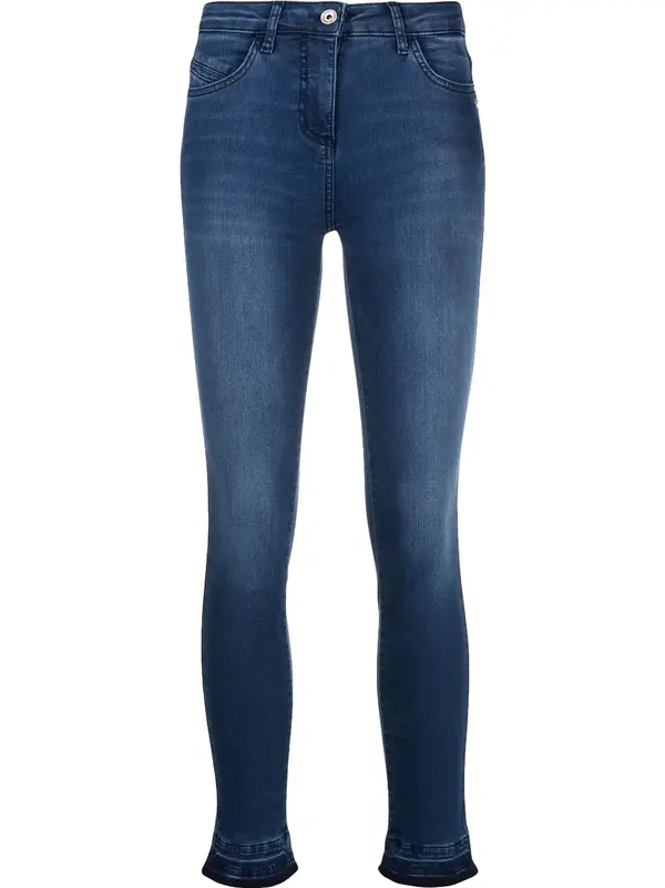 Patrizia Pepe High-waisted Skinny Jeans - Blue