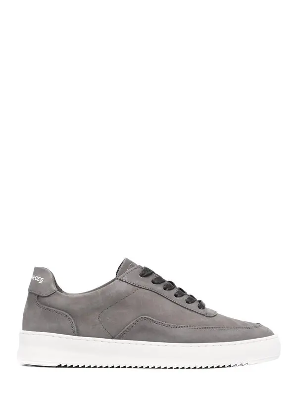 Filling Pieces Leather Low-top Sneakers - Grey
