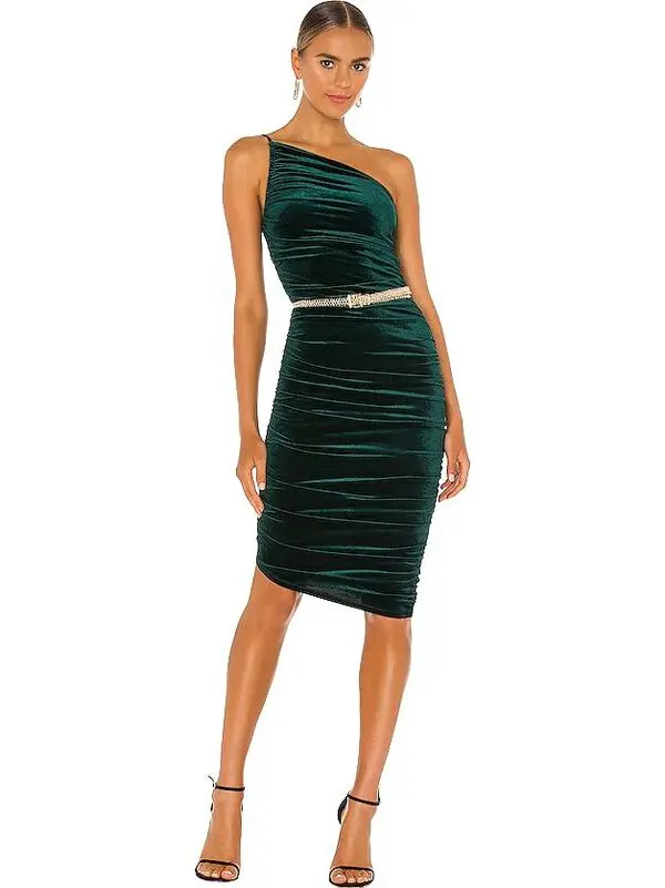 LOVERS AND FRIENDS Milwood Midi Dress - Emerald Green