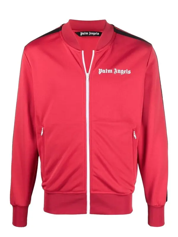 Palm Angels Side-stripe Track Jacket - Red