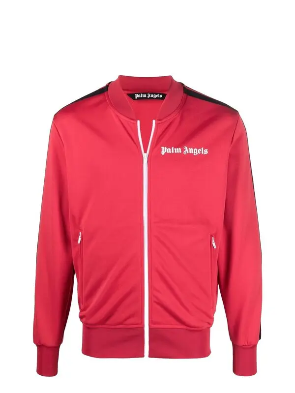 Palm Angels Side-stripe Track Jacket - Red