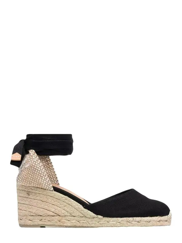CastaÑer 70mm Carina Espadrilles - Black