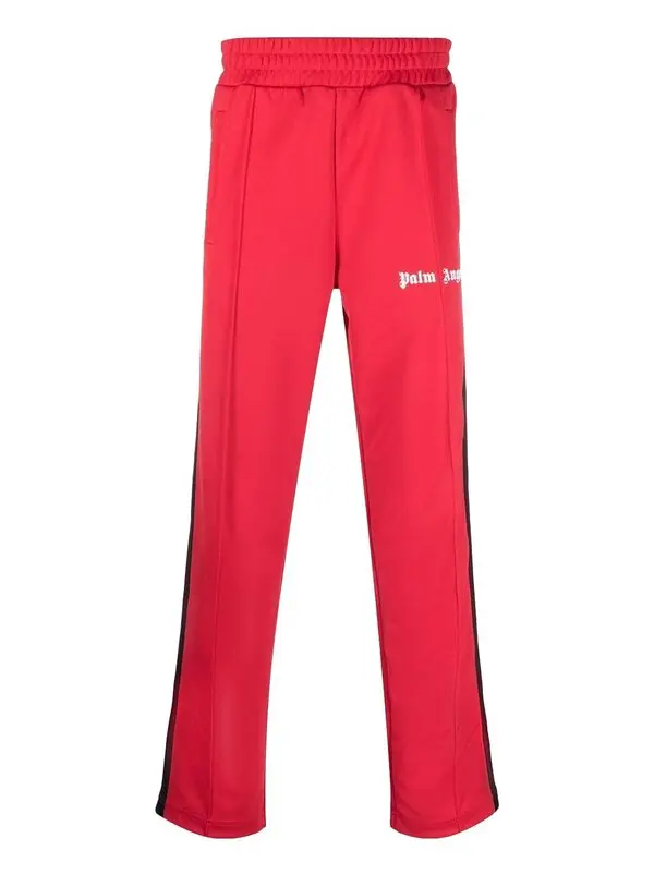 Palm Angels Side-stripe Track Pants - Red