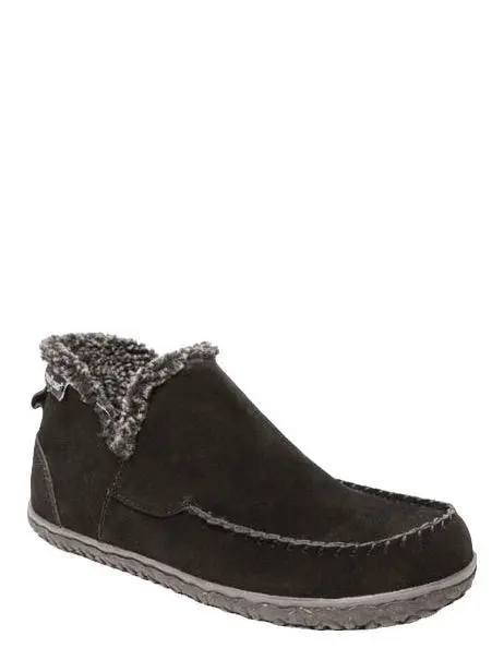 Minnetonka Taren Suede Loafer - Black