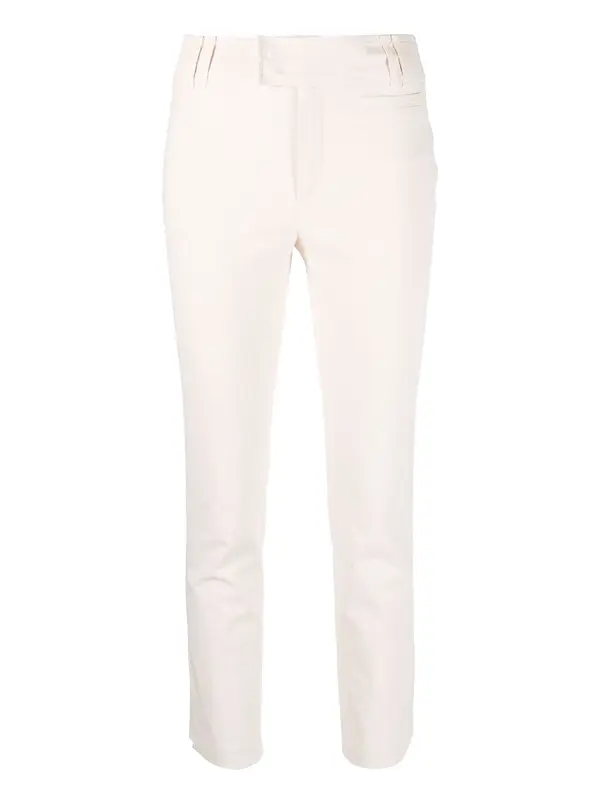 Isabel Marant Mid-rise Straight Trousers - Neutrals