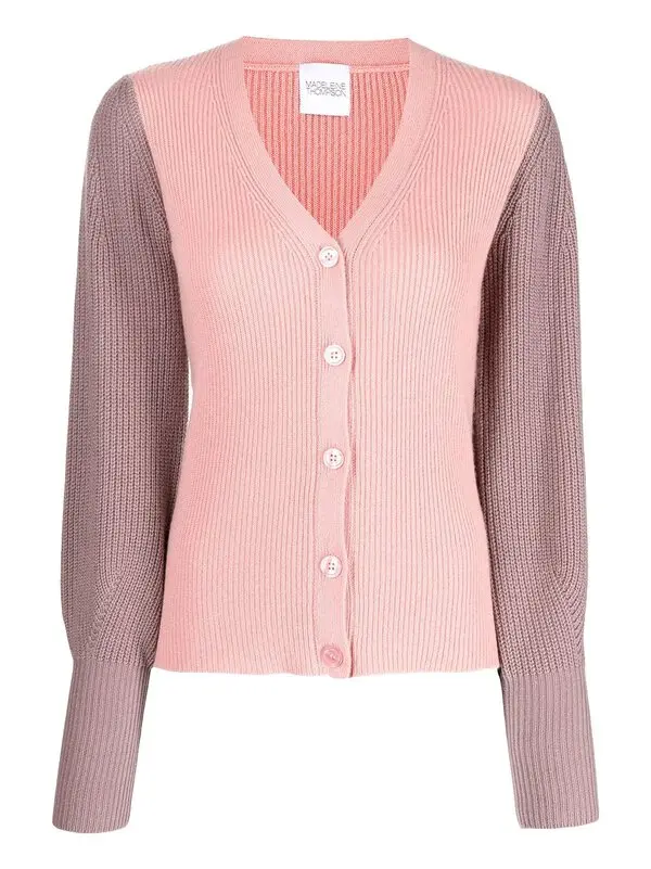 MADELEINE THOMPSON Pavo Knit Cardigan - Pink