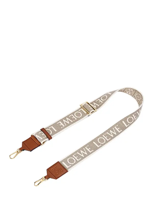 Loewe Anagram Strap - Natural/tan