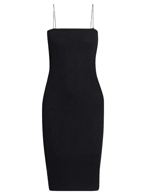 IRO PARIS Iowa Ribbed Jersey Dress - Black