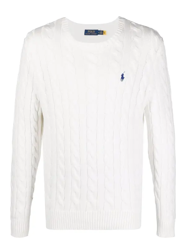 Polo Ralph Lauren Cable-knit Jumper - White
