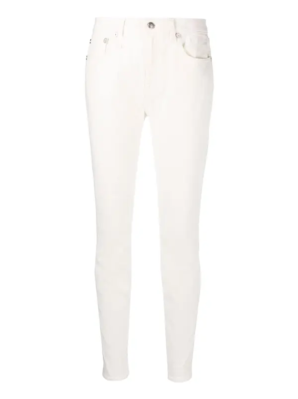 R13 Slim Cut Jeans - White