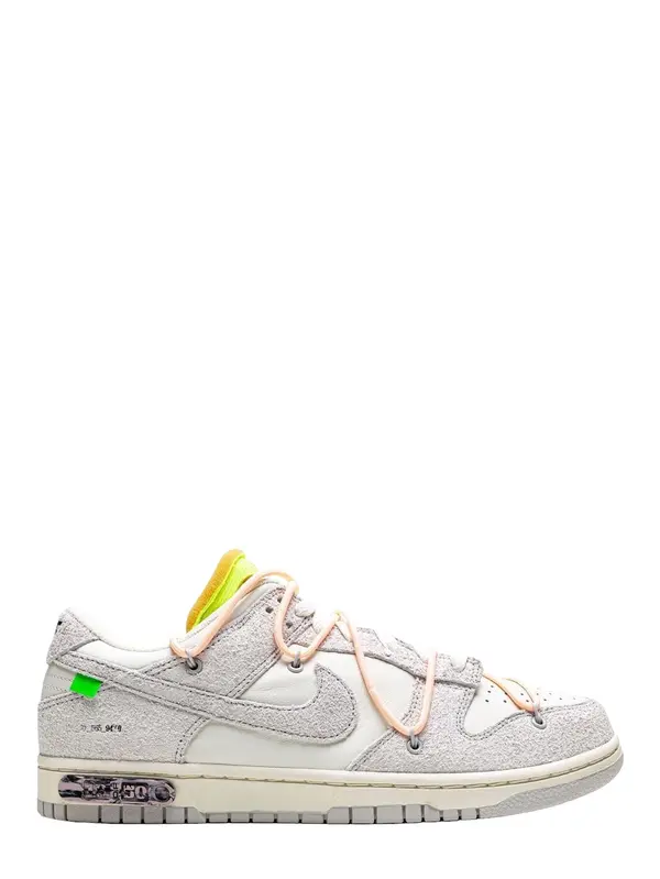 Nike X Off White Dunk Low Lot Sneakers - Neutrals