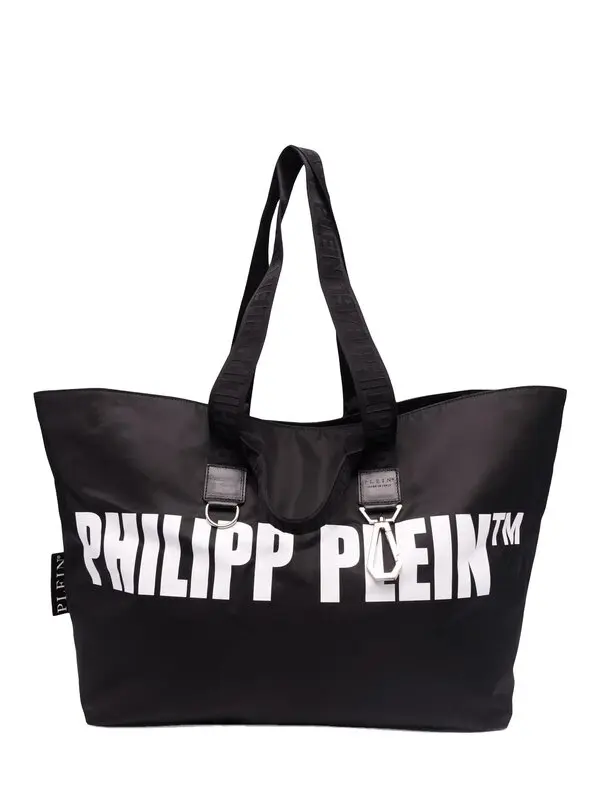 Philipp Plein Logo Tote Bag - Black