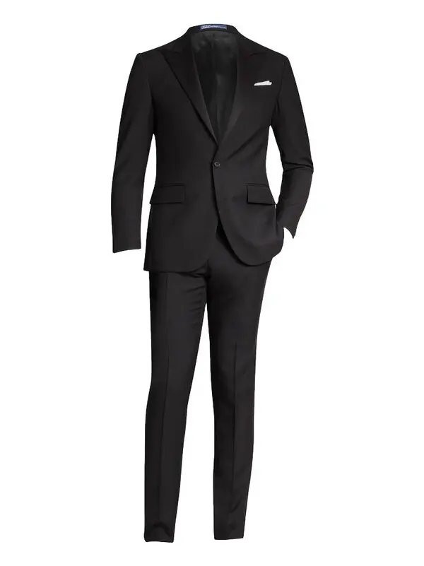 Ralph Lauren Polo Peaked-lapel Tuxedo - Black
