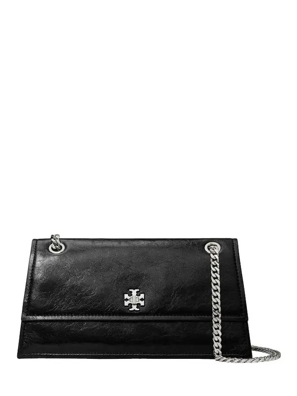Tory Burch Leather Shoulder Bag - Black