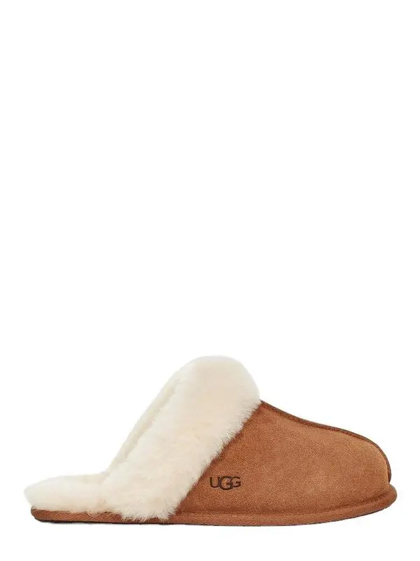 UGG Scuffette Ii Suede Sheepskin Slippers - Chestnut