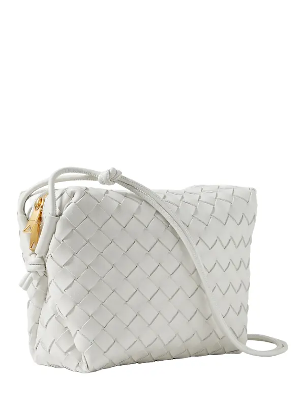 Bottega Veneta Loop Crossbody Bag - White