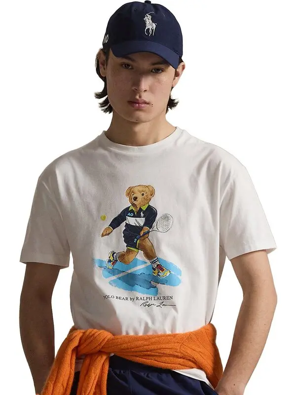 Ralph Lauren Australian Open Polo Bear T-shirt - White