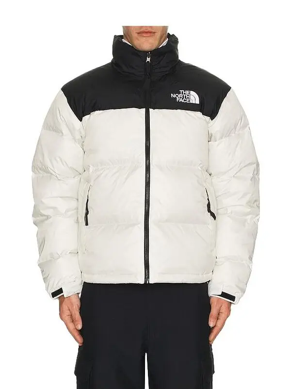 The North Face 1996 Retro Nuptse Jacket - White Dune & Tnf Black