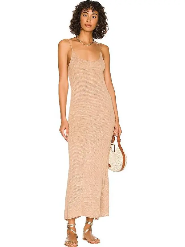 Onia Sweater Maxi Dress - Tan