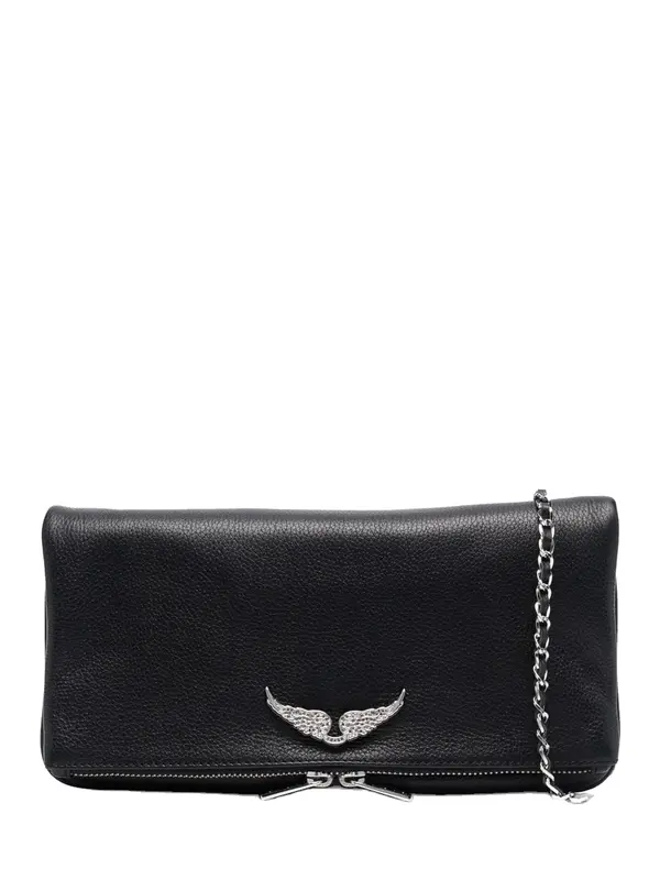 Zadig&Voltaire Rock Swing Your Wings Clutch - Black