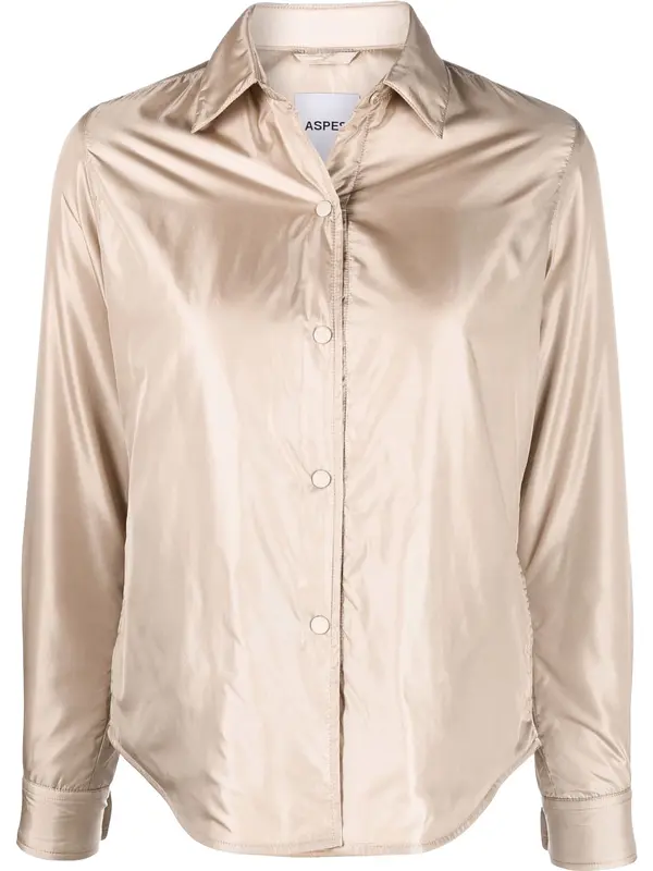 Aspesi Padded Shirt Jacket - Neutrals