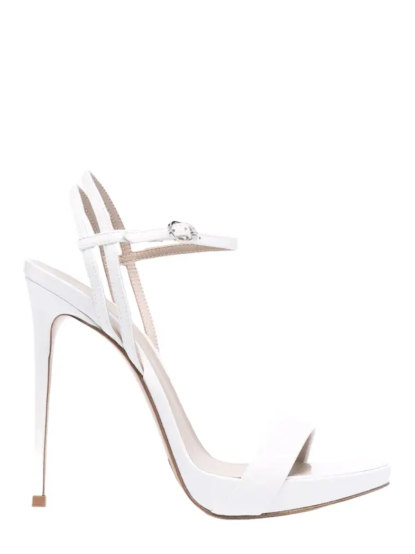 LE SILLA Gwen 120mm Sandals - White