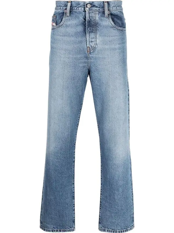 Diesel D-viker Straight-leg Jeans - Blue