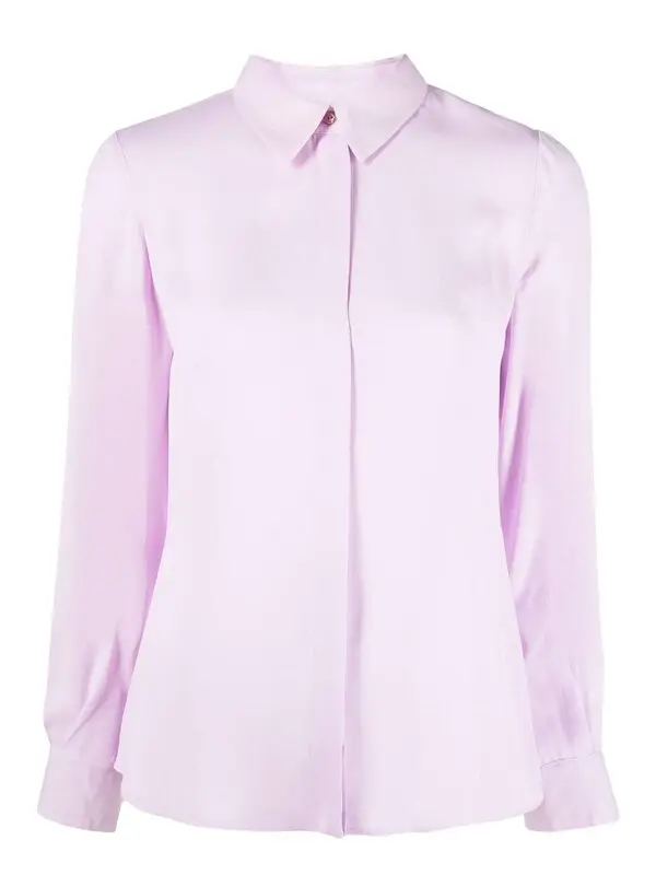Elisabetta Franchi Long-sleeve Poplin Shirt - Pink