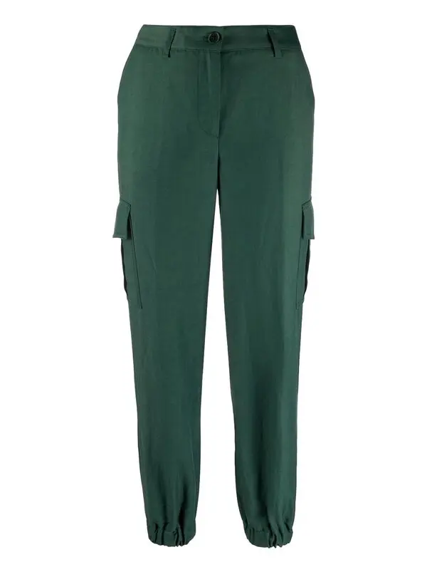 P.a.r.o.s.h Slim-fit Cargo Trousers - Green