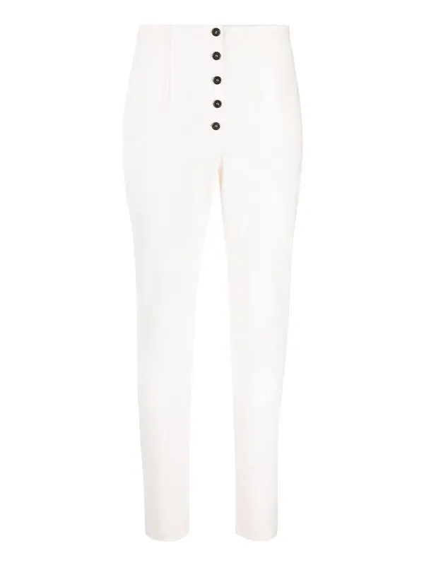 Philosophy Di Lorenzo Serafini High-waisted Trousers - White