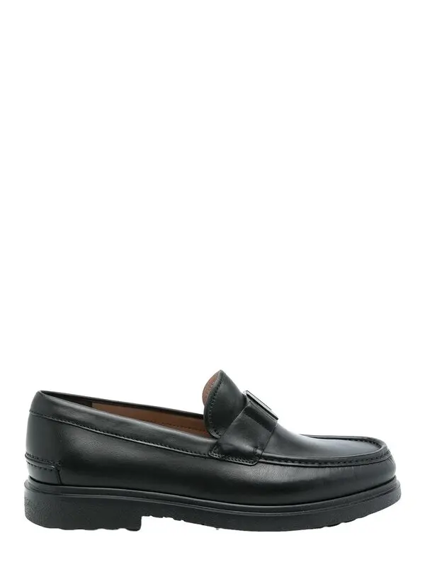 FERRAGAMO Slip-on Loafer - Black