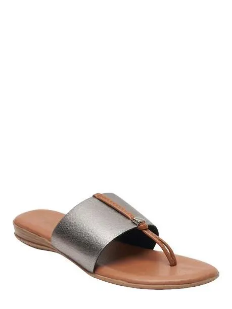 Andre Assous Featherweights™ Slide Sandal - Pewter