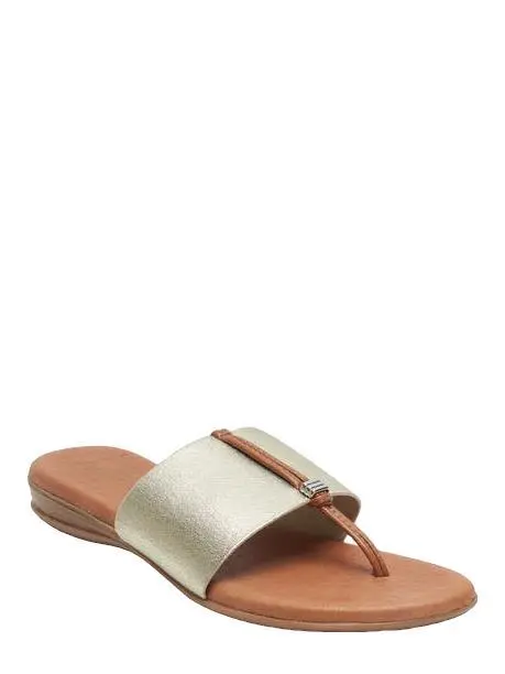 Andre Assous Featherweights™ Slide Sandal - Platino