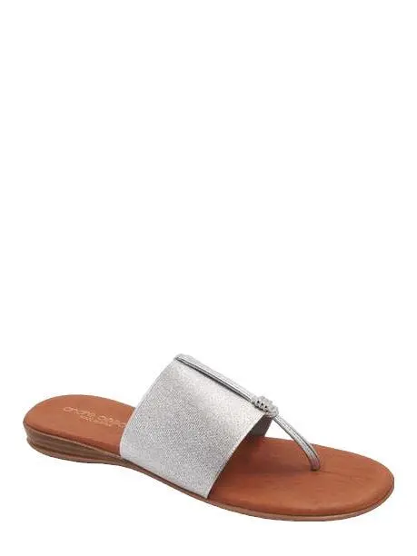 Andre Assous Featherweights™ Slide Sandal - Silver