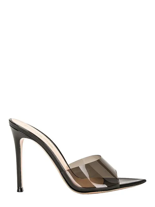 GIANVITO ROSSI Plexi Sandal - Fume & Black