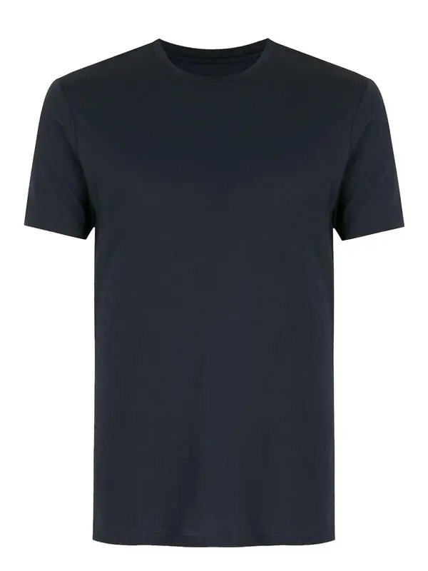Armani Exchange Crew-neck Cotton T-shirt - Blue