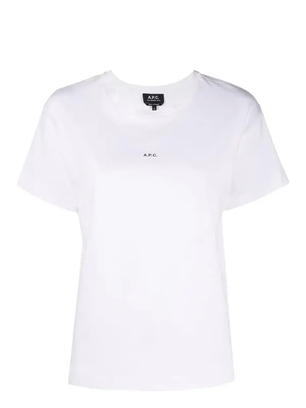 A.p.c. Jade Logo-print T-shirt - White