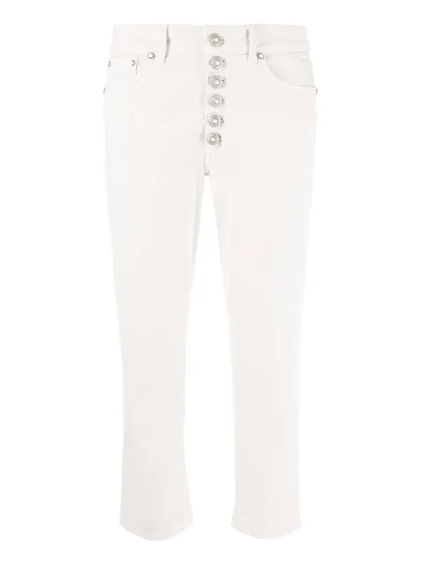 DONDUP Koons Cropped Jeans - Neutrals