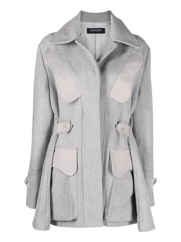 KIKO KOSTADINOV Gellhorn Fitted Jacket - Grey