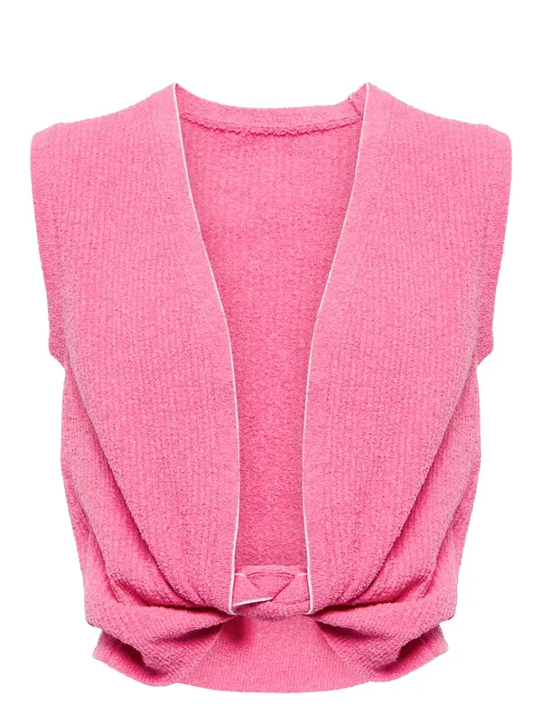 Jacquemus Le Haut Noué Sleeveless Top - Pink