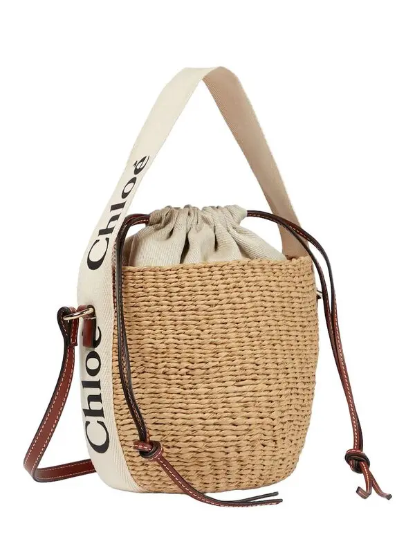 Chloé Woody Small Bucket Bag - Brown