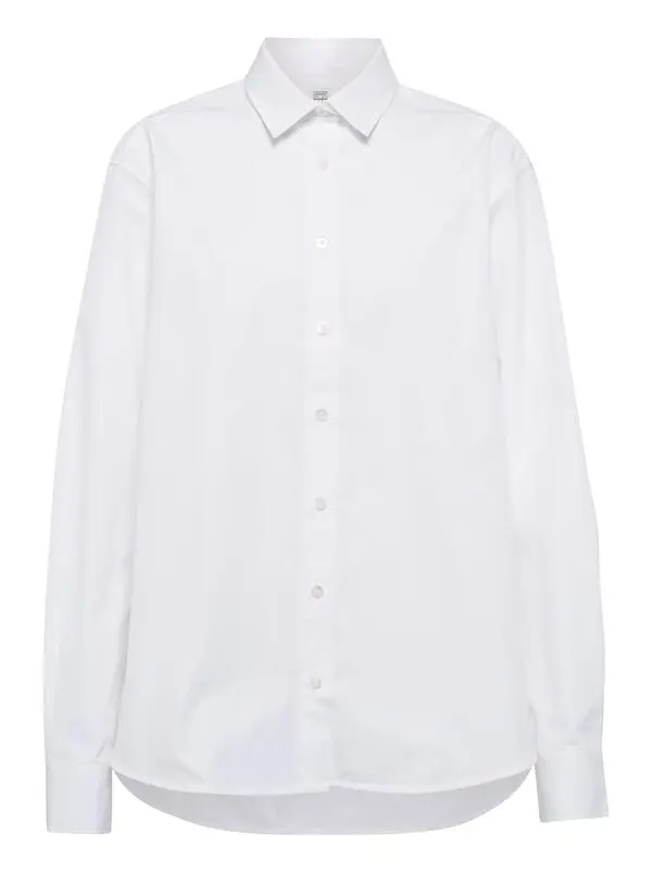 TOTEME Cotton Poplin Shirt - White