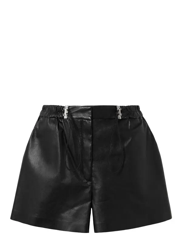 Givenchy Leather Shorts - Black